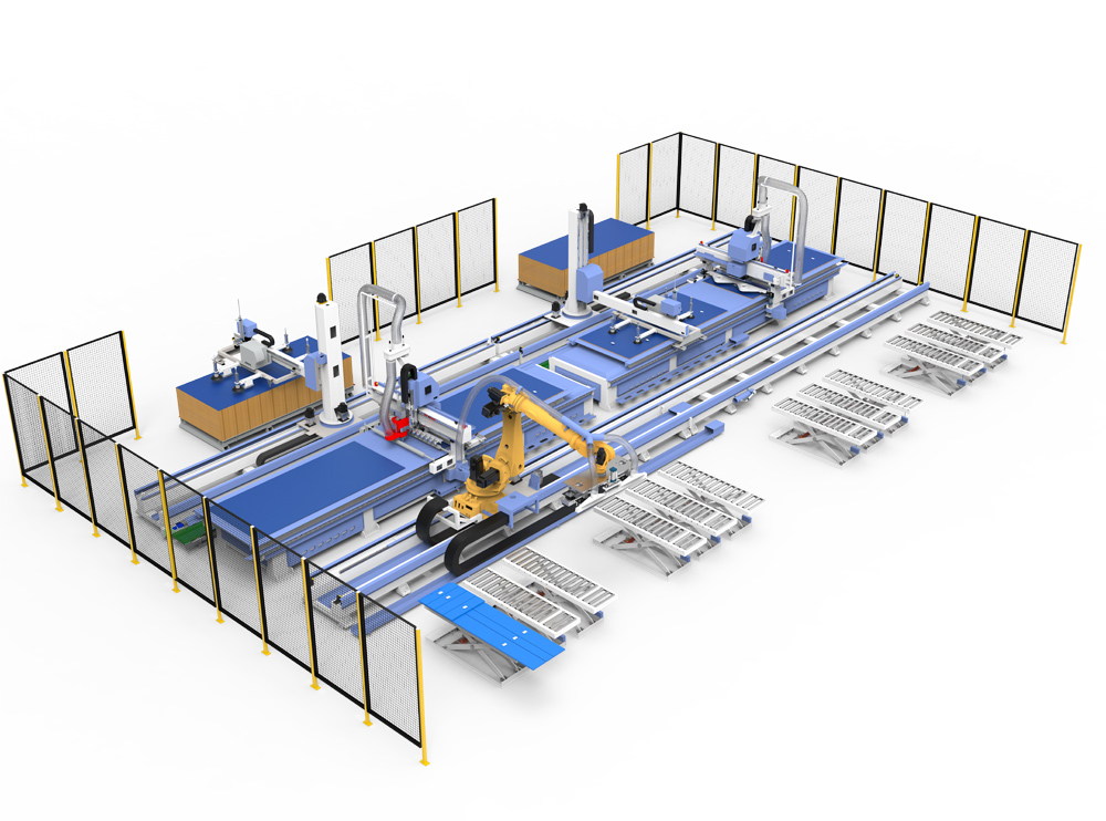 Double table intelligent cutting workstation-Jinan Quick-Fulltek CNC ...