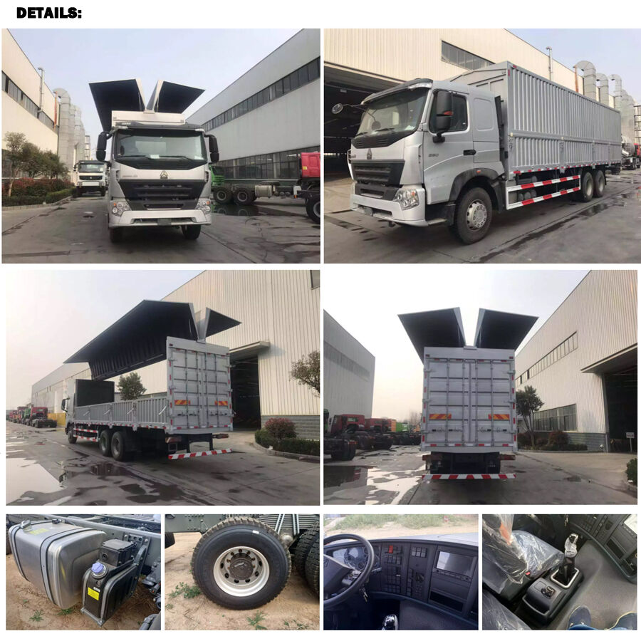 Sinotruk HOWO A7 6x4 10 Wheeler Wing Van Truck