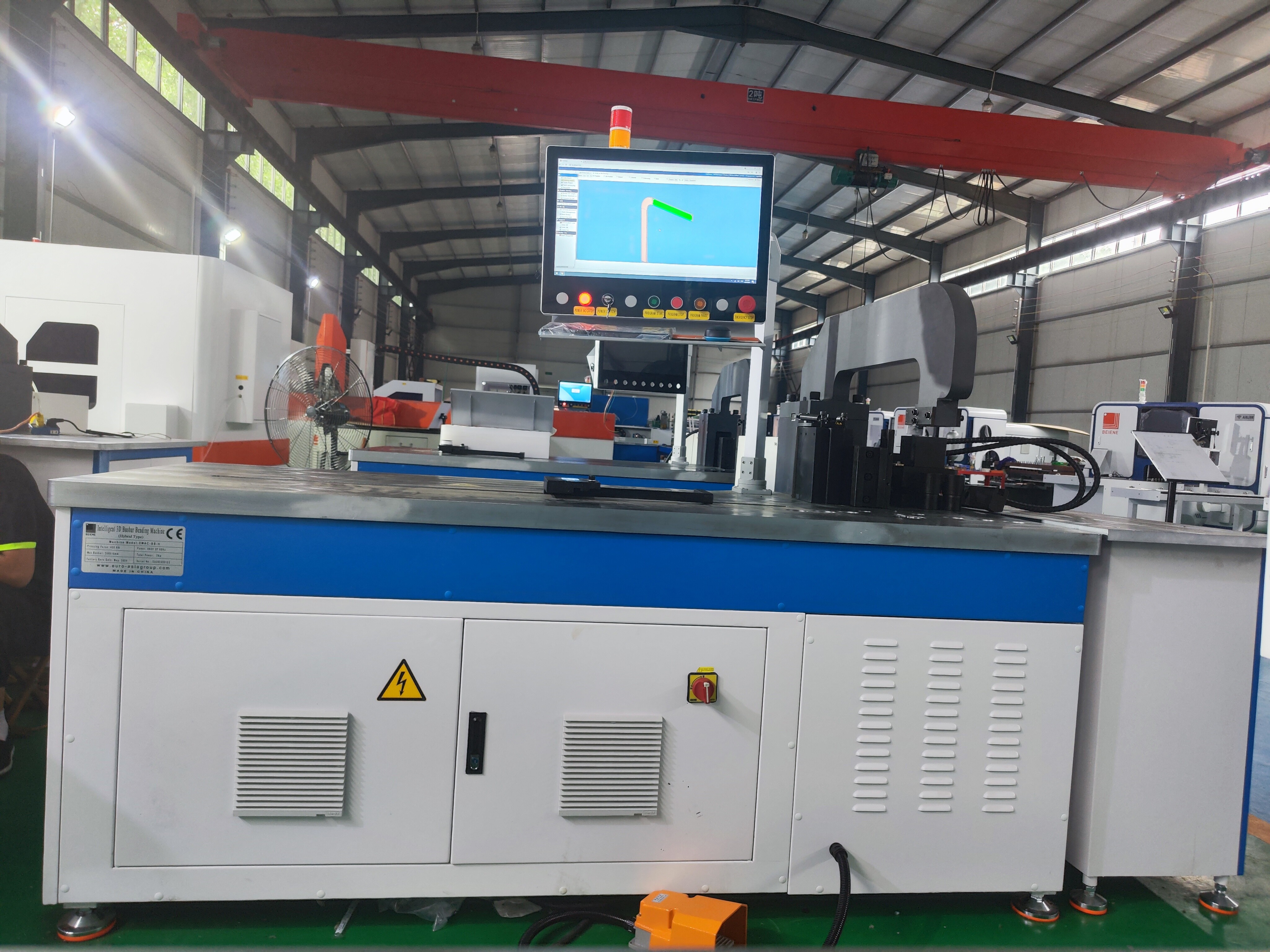BEIENE Intelligent 3D Busbar Servo Bending Machine EMAC-BB-S12