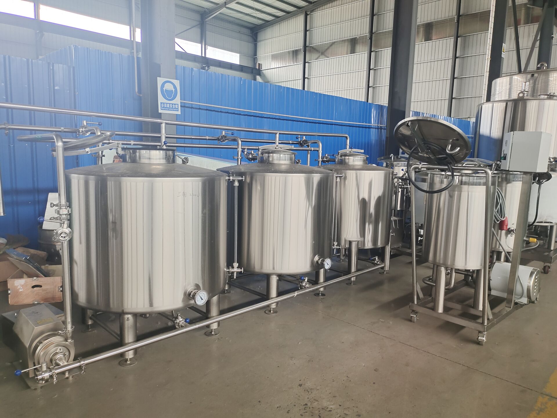 500L CIP tanks cleaning system for brewery,Industrial tank cip wa