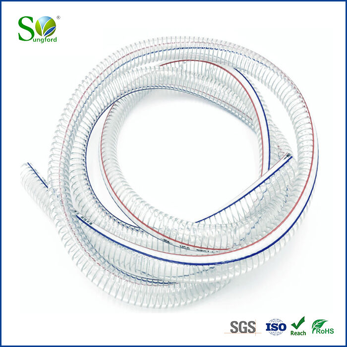 PVC spring hose,thunder spring hose from sungford plastic