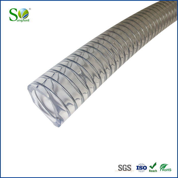 PVC spring hose,thunder spring hose from sungford plastic