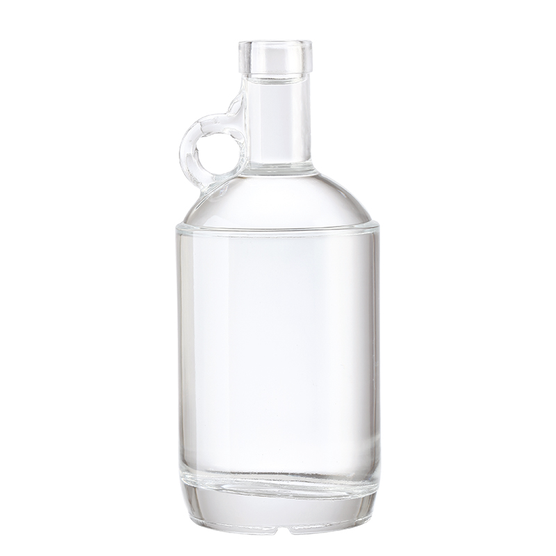 Large Capacity Glass Wine Bottle 750ml Transparent Vodka Wine Bottle ...