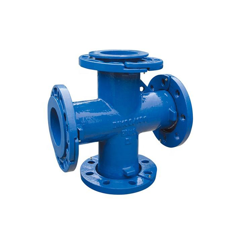 ISO2531 DN150 DN200 PN16 ductile cast iron DCI double flange pipe for ...