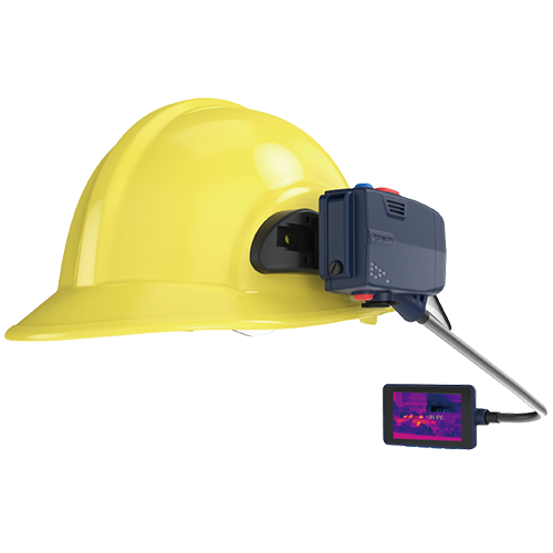 Helmet Mounted Infrared Thermal Imager