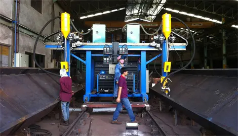 Cantilever Type H Beam Welding Machine: High-Performance Equipment for ...