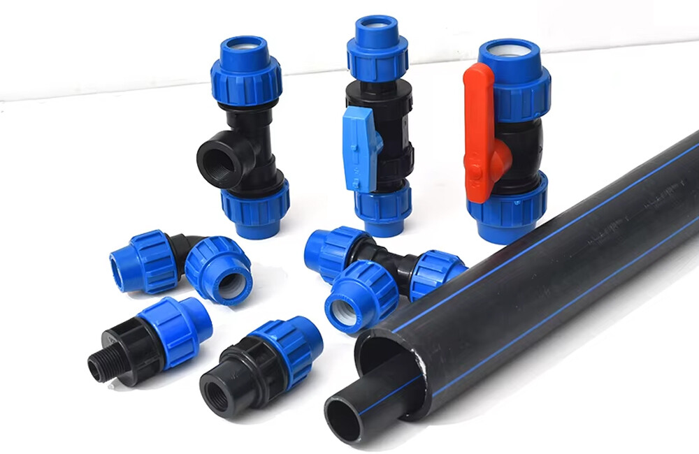 HDPE Pipe Fitting HDPE PP Compression Fittings