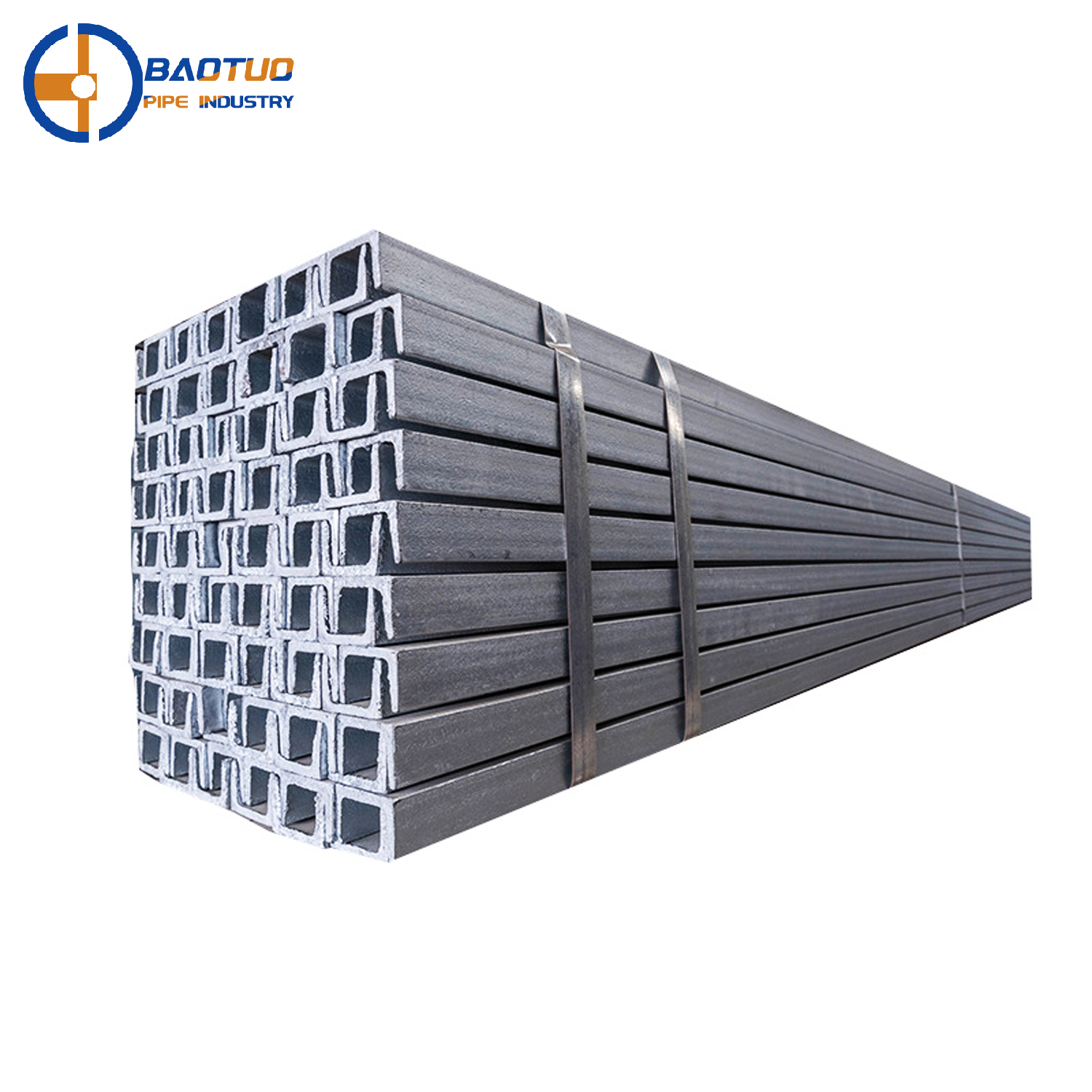 Galvanized steel channels u channel steel SS400 Q235B galvanized U beam ...