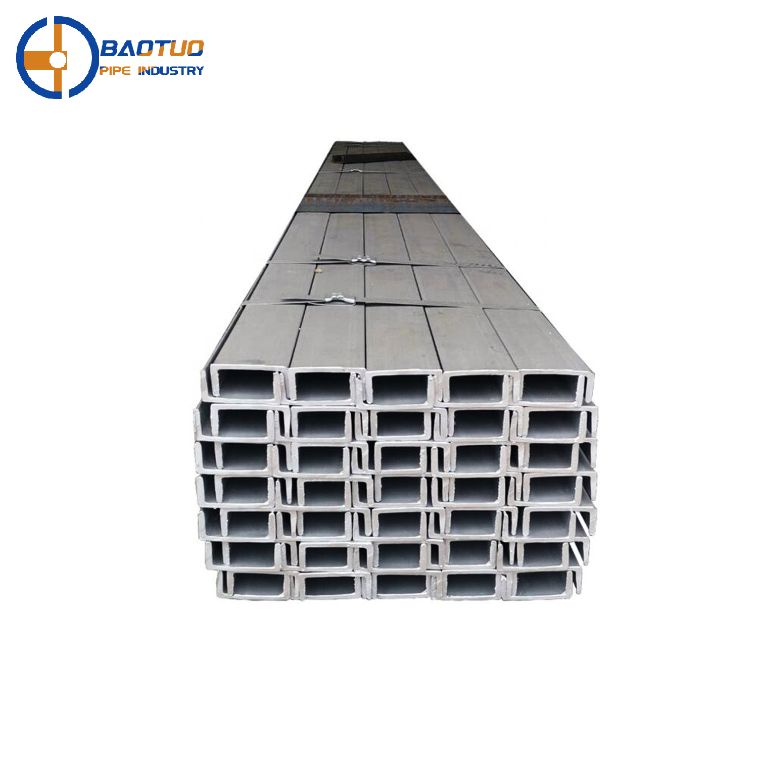 Galvanized steel channels u channel steel SS400 Q235B galvanized U beam ...