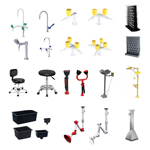 Bancos de laboratorio modulares con estructura en H, fregadero y ...