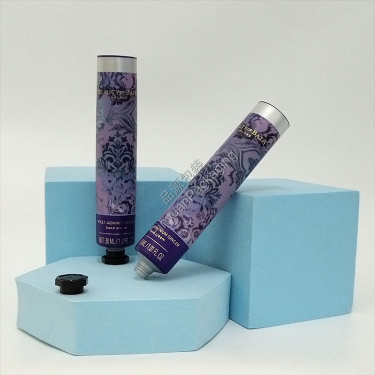 D25 30ml Hand Cream ABL Cosmetic Tube with Black Octagonal Screw Cap ...