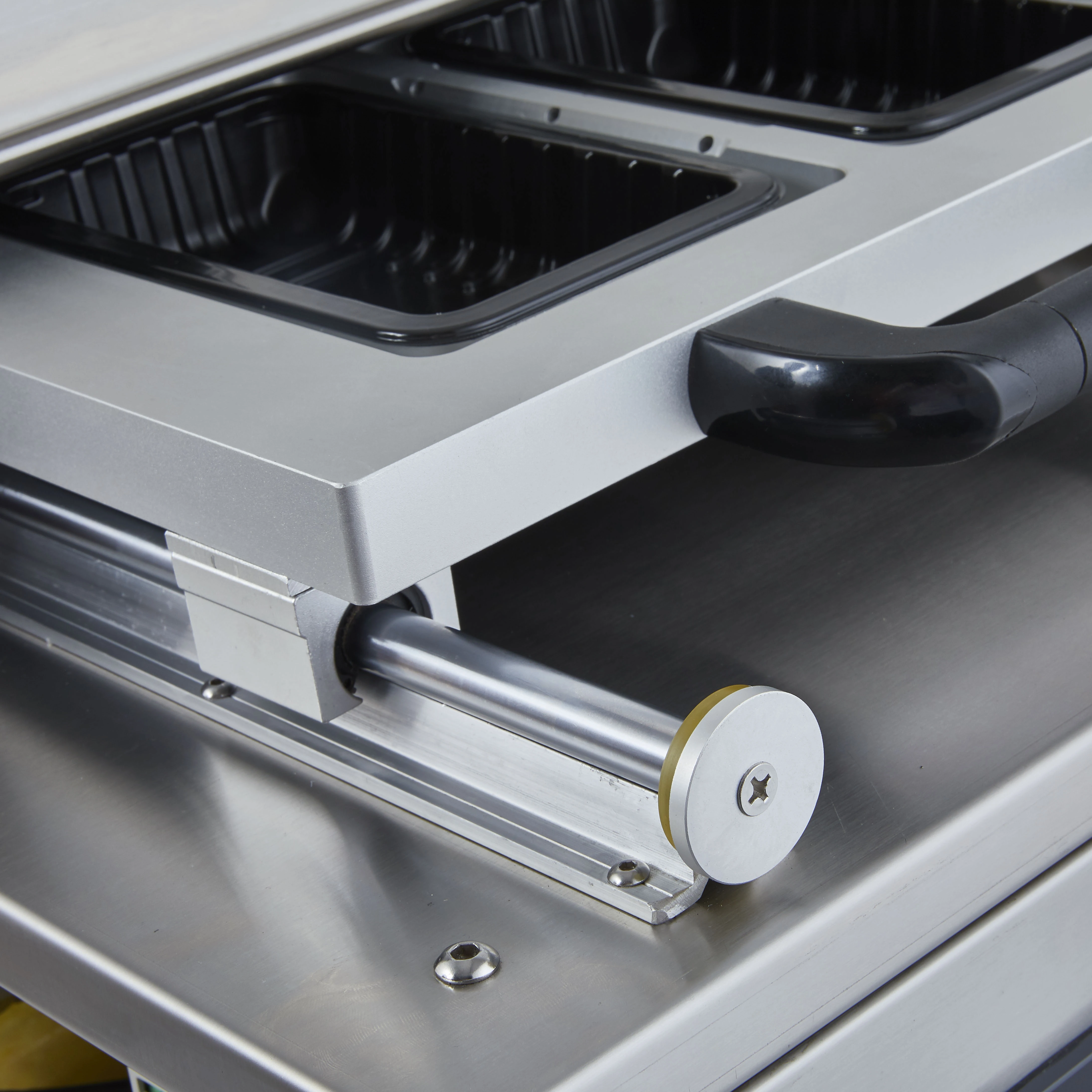 DQ400T-E Food Nitrogen Gas Flushing MAP Tray Sealer Modified Atmosphere ...
