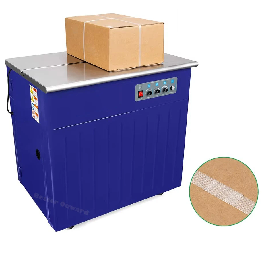 YS-A2C Semi-automatic Plastic Strapping Machines PP Strap Hot Melt ...